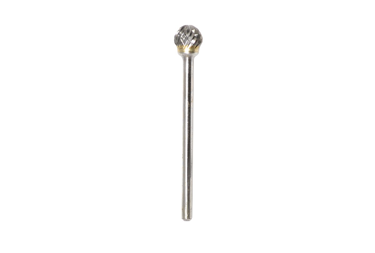1/4" Round Carbide Bur (3/32" Shaft)