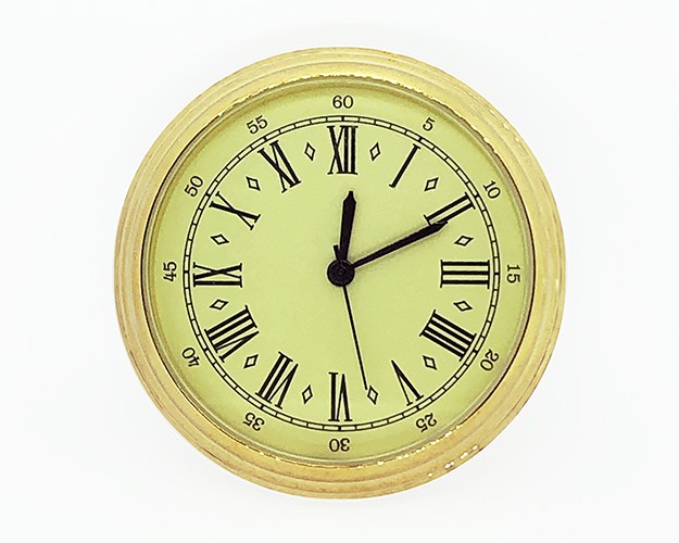 Ivory Roman Premium Clock Inserts 2" Fit-ups