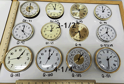 Clock Fit-ups 3-1/2" - Buy Clock Inserts (90mm) | Bear Woods Supply