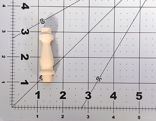 Maple Wood Gallery Spindles 2" by 5/8"