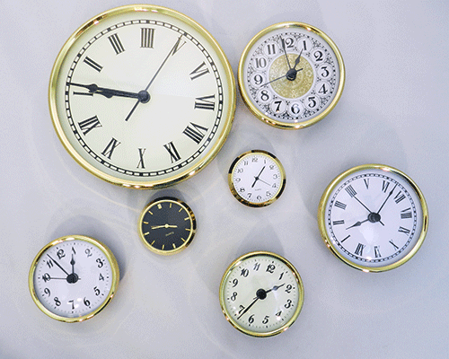 Clock Inserts - Premium Brass Clock Fit-ups | Bear Woods Supply