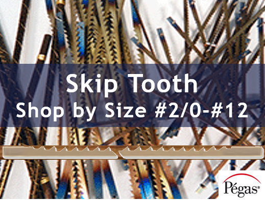 Skip Tooth Scrollsaw Blades - buy scroll saw blades | Bear Woods Supply