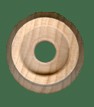 Wooden Train Wheel 1-1/2" x 1/2" with 5/16" hole - Maple (Per 25)