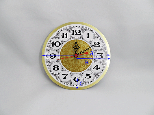 How to choose the right size clock movements and hands | Bear Woods Supply