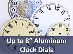 Clock Parts, Movements and Hands, Clock Inserts, Clock Dials | Bear Woods