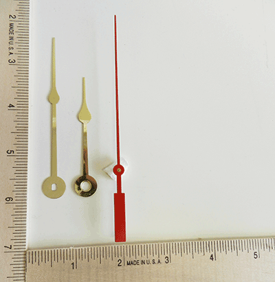 Clock Hands 4-1/2" - Brass