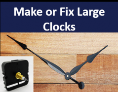Clock Parts, Movements and Hands, Clock Inserts, Clock Dials | Bear Woods