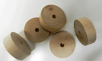 Smooth Wood Toy Wheels | Wooden Slab Wheels | Flat Faced Wheels | Bear ...