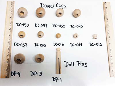 Wood Dowel Caps - Buy wooden dowels and dowel caps | Bear Woods